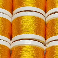 Pearsall's Gossamer Pure Silk Thread #6A Gold - JimsFlyCo