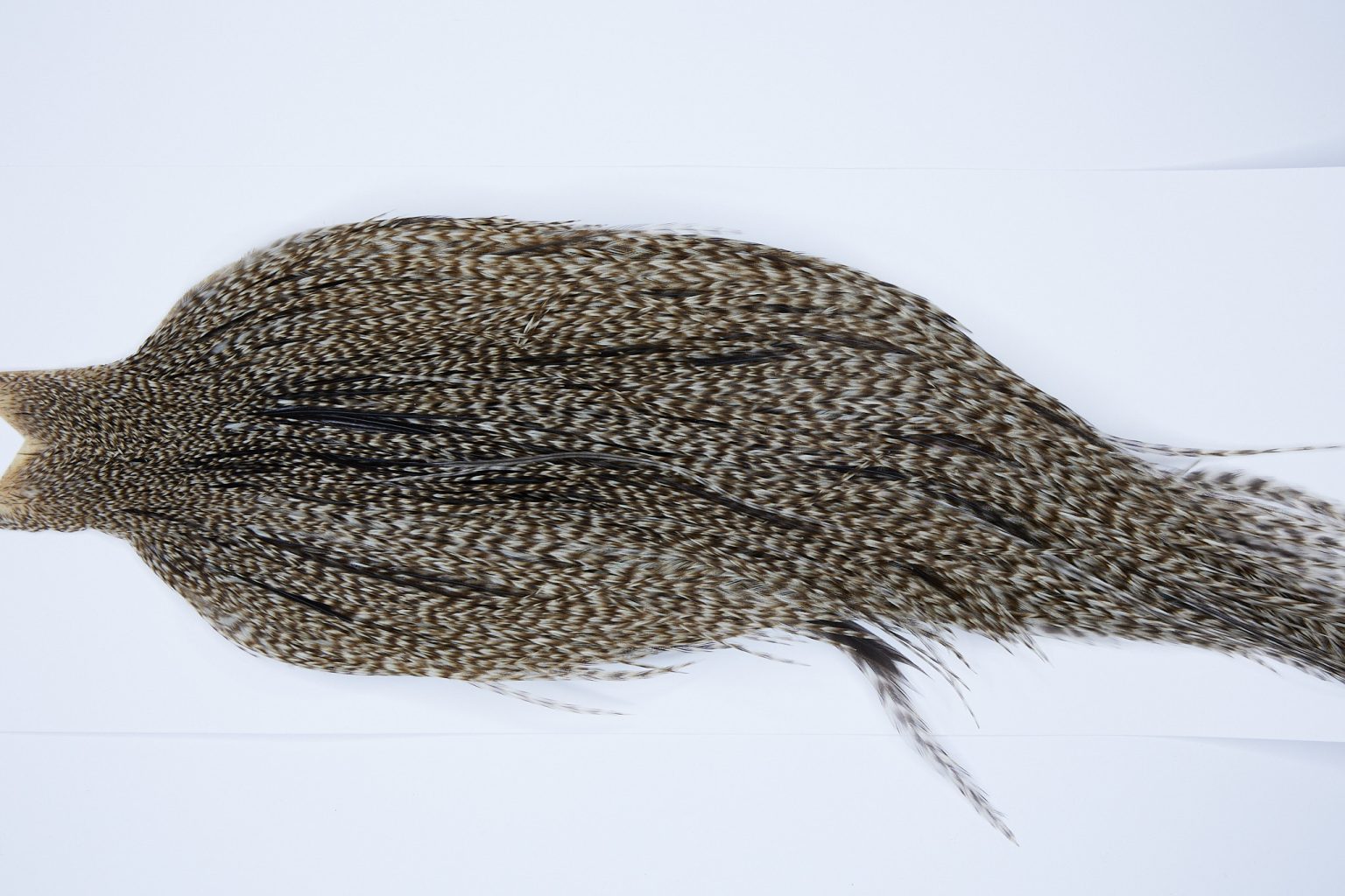 JimsFlyCo Grizzly Dun Variant Rooster Capes and Saddles