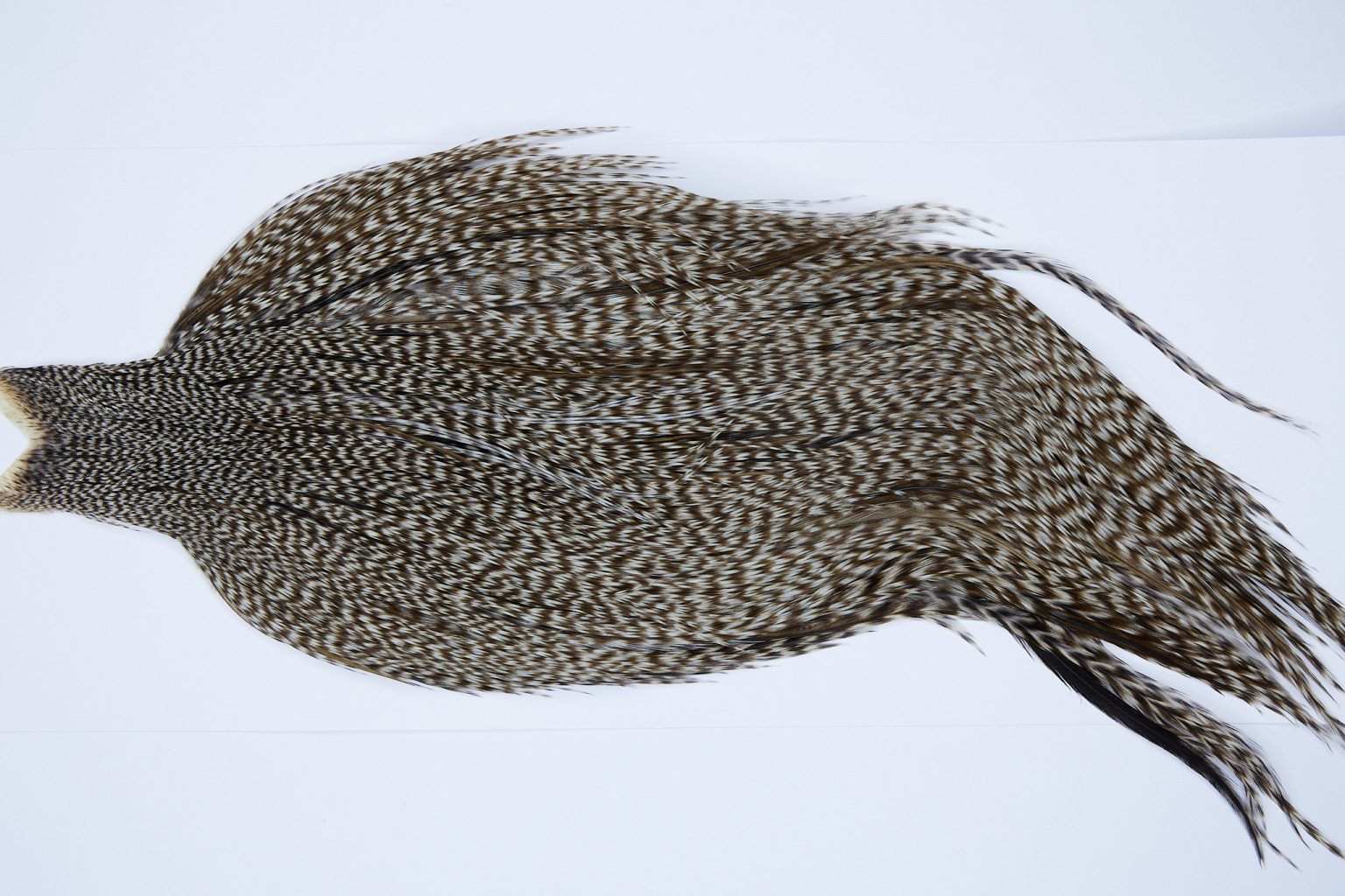 JimsFlyCo Grizzly Dun Variant Rooster Capes and Saddles