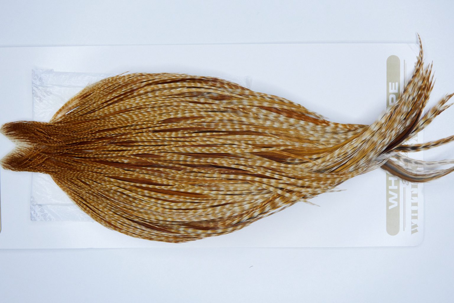 3854 Heritage Dry Fly Hackle, 1 Grade Rooster Cape Barred Ginger Ties ...